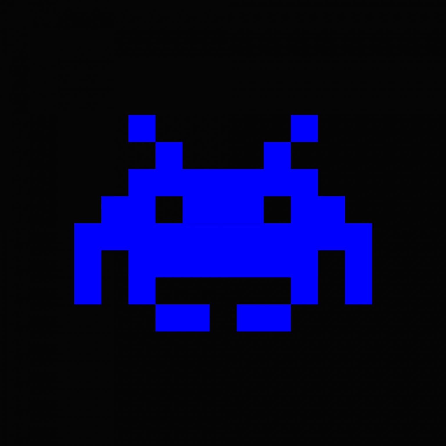 Camiseta Space Invaders Black Blue | sthore