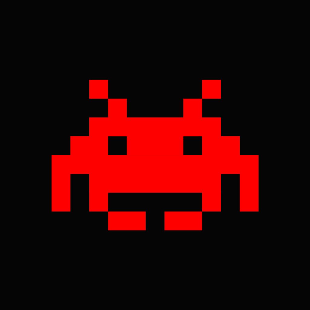 Camiseta Space Invaders Black Red | sthore